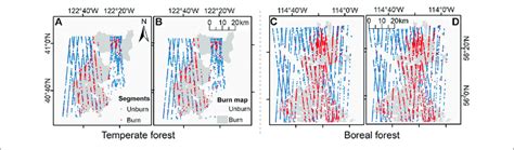 Classification Results Of The Burned Forest With Strong Beams At 100 Download Scientific