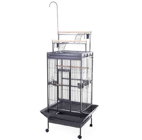 Foxhunter Large Metal Bird Cage Stand Aviary Parrot Budgie Canary