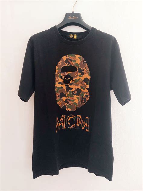 Bape × Mcm Bape X Mcm Tee Grailed