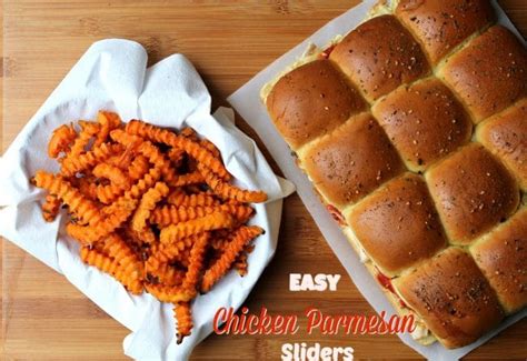 Easy Chicken Parmesan Sliders Foody Schmoody Blog