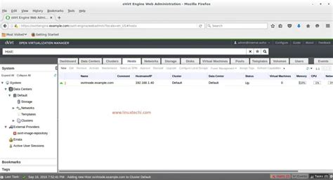 host activated ovirt engine