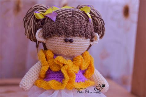 Toys By Alla Chernous Любовь в каждой петельке Куколка