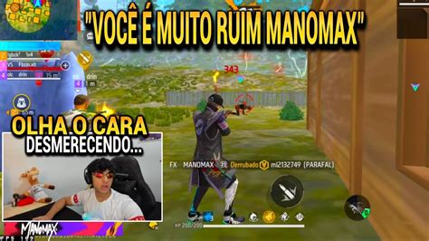 Top 45 Do Brasil De M1014 Desmereceu O Manomax Falando Um Monte De
