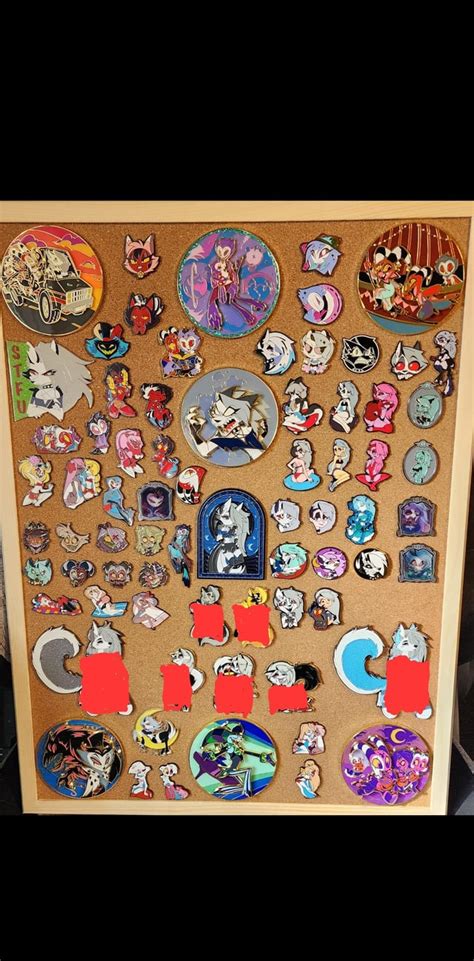 Wanted To Share My Pin Collection Thus Far Some Nsfw Are Colored Out