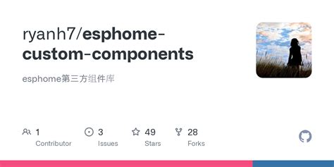 Github Ryanh Esphome Custom Components Esphome