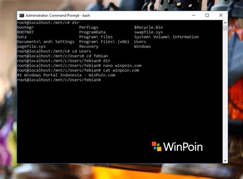 Review Menjalankan Bash Ubuntu Yang Terintegrasi Di Windows 10