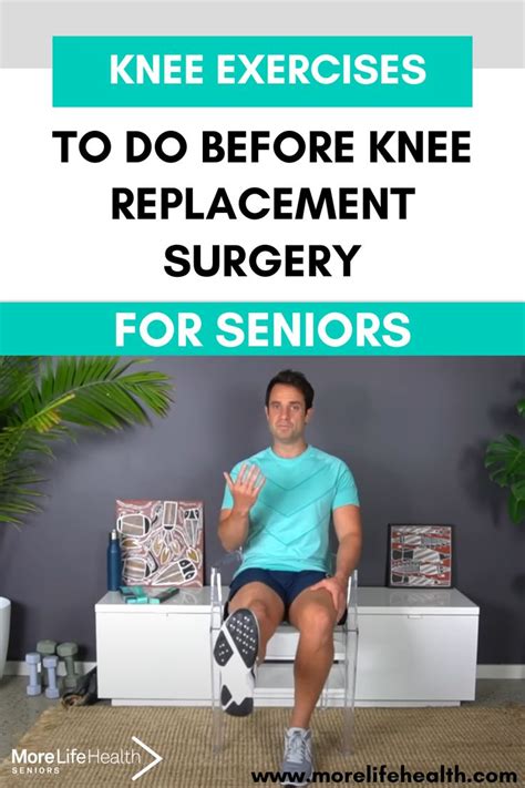 Knee Strengthening Exercises For Seniors Exercises To Do Before Knee