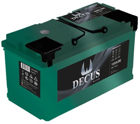 Автомобильный аккумулятор DECUS 110R обр. пол. 1000A 353x175x190, цена ...