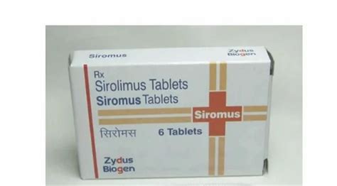 1mg Sirolimus Tablets At ₹ 260box Sirolimus Tablets In Ahmedabad