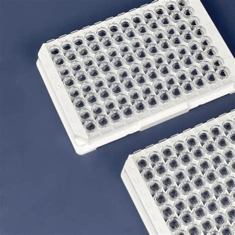 Detachable 96 Well Elisa Plate Laboratory Cell Culture Clear White