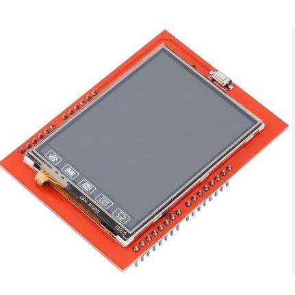 Jual 2 4 Inch TFT LCD Shield SD Socket Touch Panel Module For Arduino
