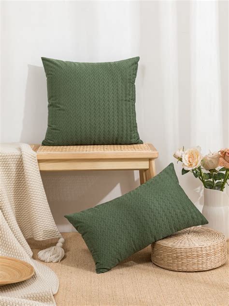 1pc Embossed Cushion Cover Without Filler Cushion Cover Pillows Cushions