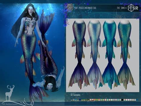 The Sims Resource Pisces Mermaid Tail Sims 4 Sims Sims 4 Mods Clothes