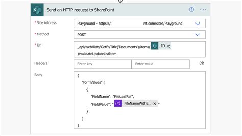 Rename A File In Sharepoint With A Single Power Automate Action