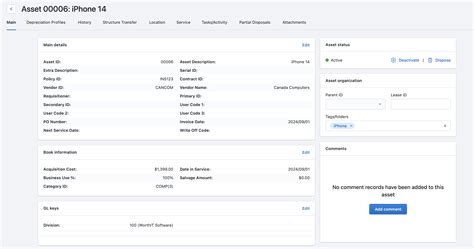 Asset Details Documentation