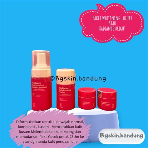 Jual NEW BG SKIN PAKET WHITENING PREMIUM LUXURY BEAUTY GLOW BG