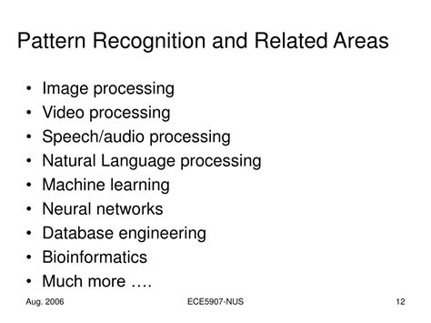 PPT - Lecture 1 Introduction to Pattern Recognition PowerPoint Presentation - ID:9710492
