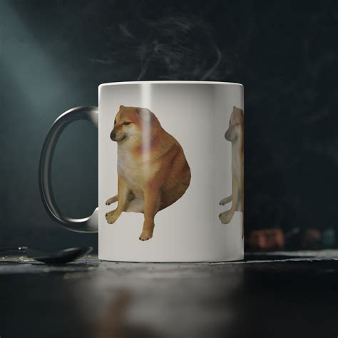 Perro Cheems Meme Diferentes Personajes Taza Divertida Memes Taza