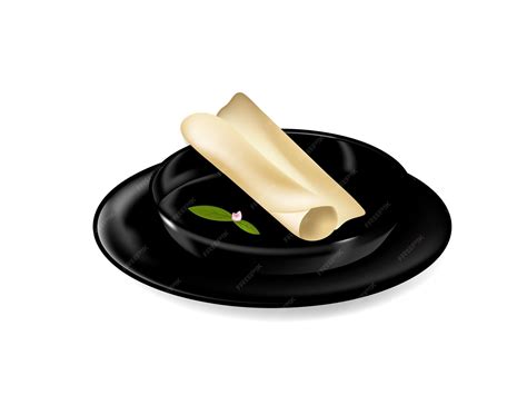 Premium Vector Patishapta Pitha Traditional Food Of Bangladesh And Kolkata