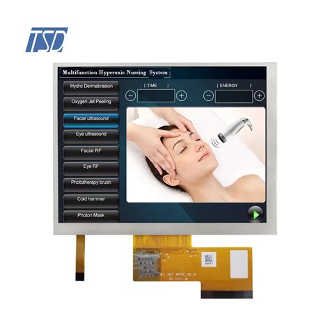 5 7 Inch 640x480 Sunlight Readable 1000nits High Brightness SPI RGB24 Bit MIPI Interface IPS