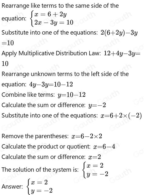 Solved Selesaikan Persamaan Linear Serentak Yang Berikut Dengan Kaedah
