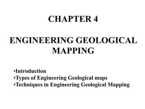 chapter 4 ppt geology science