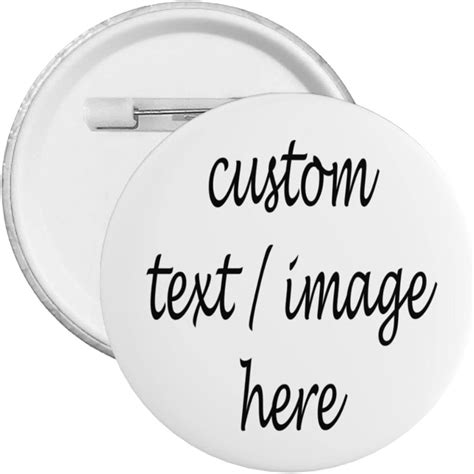 Botones Personalizados De 1 A 200 Piezas Pines Redondos