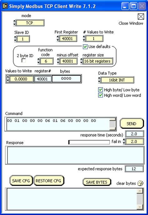 TCP Client Manual 7 Simply Modbus Software