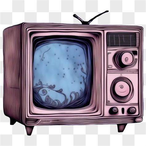 Download Old Fashioned Television Set Pngs Online Creative Fabrica