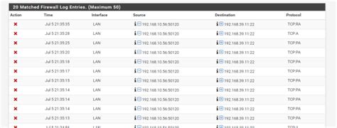 tcp ra tcp a tcp pa blocked netgate forum