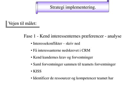 Ppt Strategi Implementering I Lægemiddelindustrien Powerpoint Presentation Id 890073