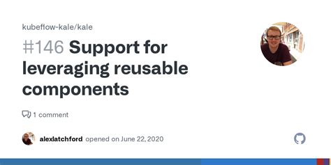 Support For Leveraging Reusable Components Issue Kubeflow Kale Kale GitHub