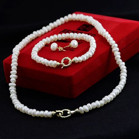 İnci Set Kolye Küpe Bileklikinci Bileklikinci Takılar