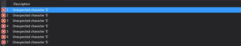 Lỗi visual studio Error Unexpected character programming Dạy Nhau Học