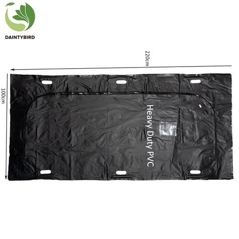 Disposable Waterproof Heavy Duty Black Pvc Adult Cadaver Body Bag Body Bag Manufacturer China