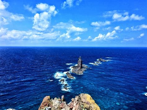 神威岬の突端