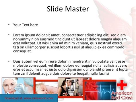 Red Cross Powerpoint Templates Free Free Templates Printable