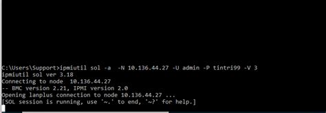 Using Windows Version Of Ipmitool Called Ipmiutil Does Not Work When