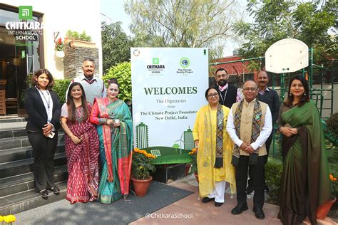 Chitkara International School Signs Mou With Climate Project Foundation