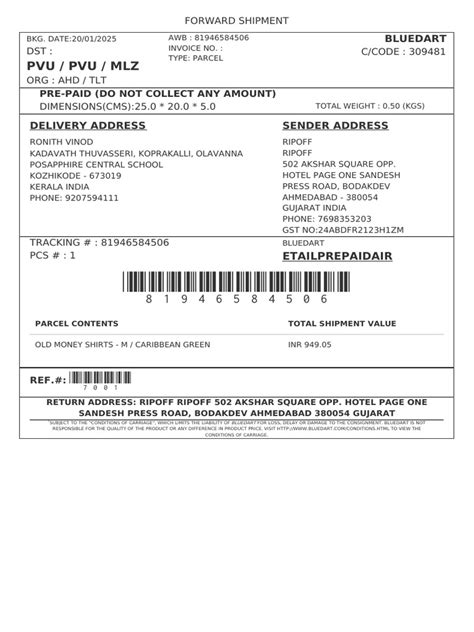 Eshipz Shipping Docket Labels 2025 01 20 12 30 12459754