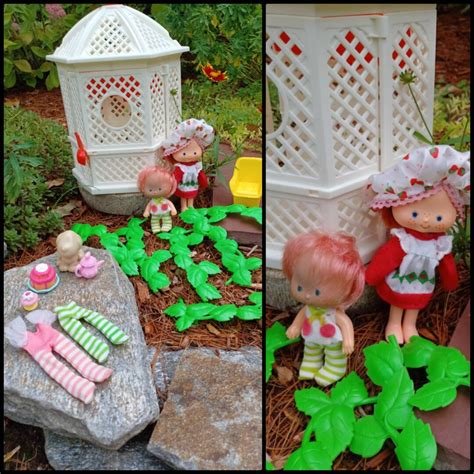 Vintage 80s Strawberry Shortcake Garden House Playset 1984 Kenner Doll