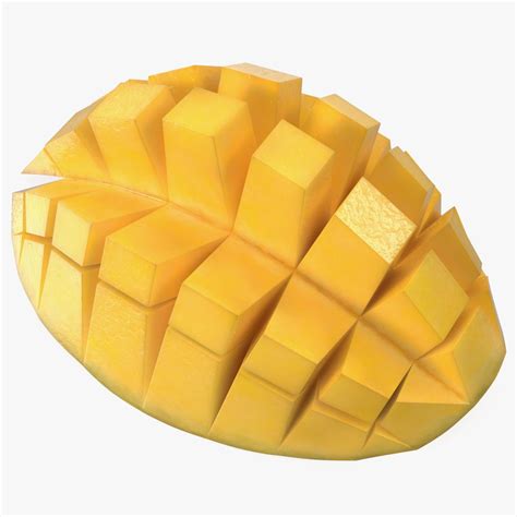 Yellow Mango Slices 3d Model 17 Max 3ds Blend C4d Fbx Ma Lxo Obj Free3d