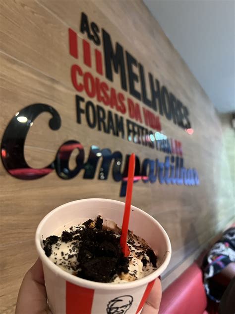 Nova Sobremesa Do Kfc Kfc Cookie Negresco Bom Demais Super