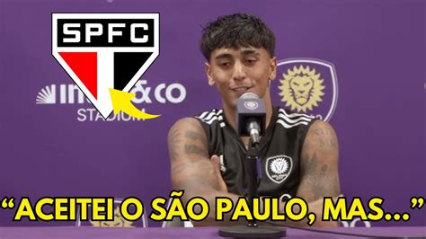 Golpe No Rival Olha Oque O Facundo Torres Falou ApÓs Acerto Com O SÃo