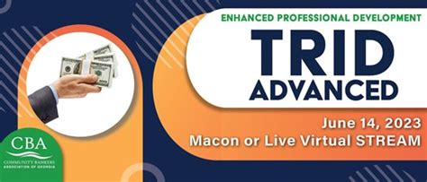 2023 Trid Advanced Community Bankers Association Of Georgia