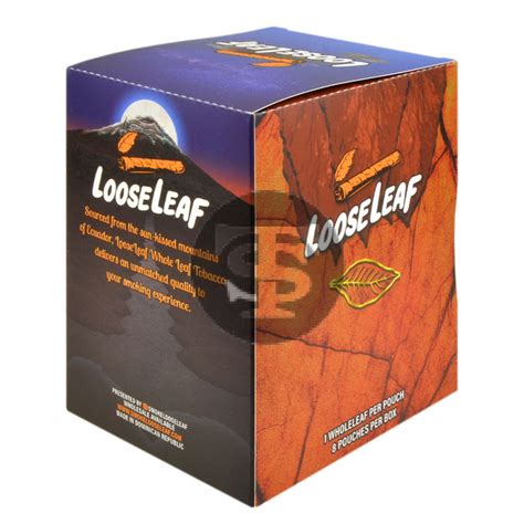 Loose Leaf Blunt Wraps Tobacco Stock