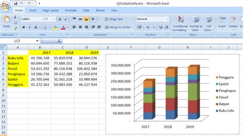 Cara Membuat Chart Di Excel