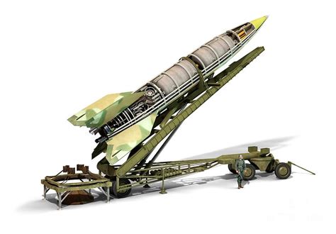 V Rocket Missile And Launcher Photograph By Jose Antonio Penas