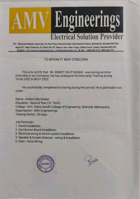 Aniket Gosavi On Linkedin Internship Experience Learning