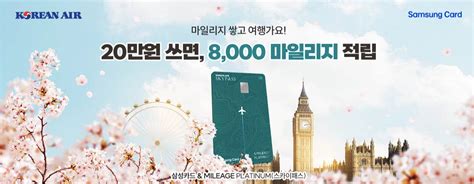대한항공 마일리지 적립 신용카드 추천10만 마일리지 모은 꿀팁